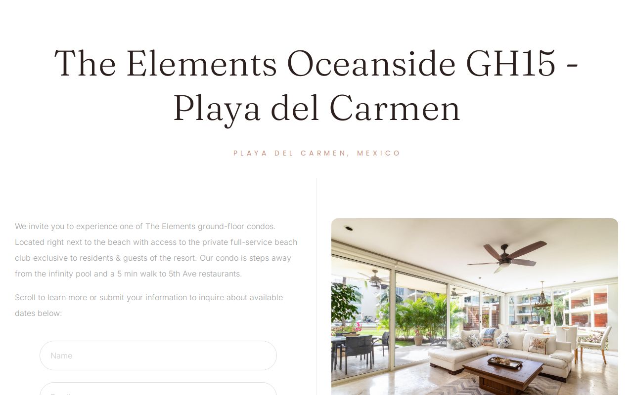 The Elements GH15 - Playa